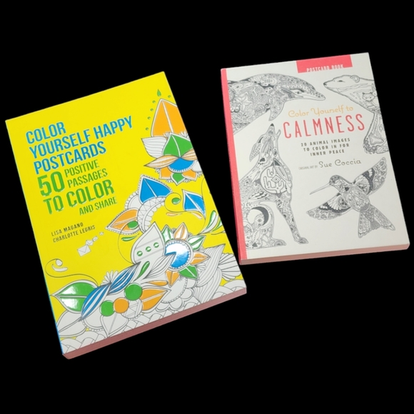 unknown | Art | Positive Affirmation Adult Coloring Postcard Set | Poshmark